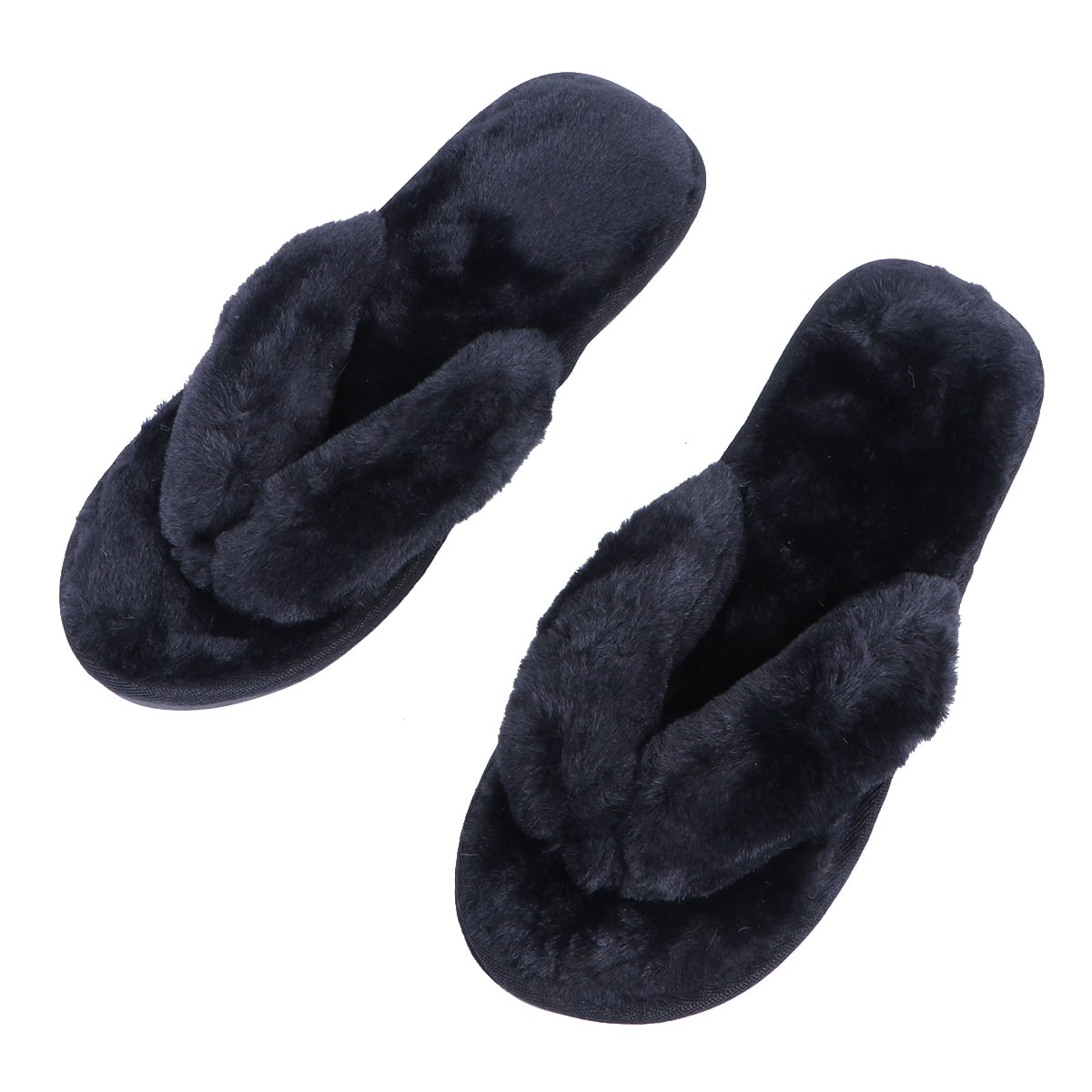 Click here for Oulii 1 Pair Of Plush Flip-Flops Warm Durable Home... prices