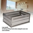 Sauna Stone Holder, Stainless Steel Sauna Stones Basket, Portable ...