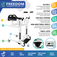 Foldable Freedom Transfer Patient Lift by Mobile Patient Lift for ...