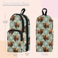 ALAZA Cute Highland Cattle Pencil Case Pen Pouch Stationery Organizer ...