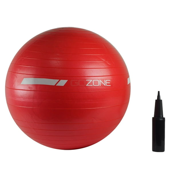 GoZone Exercise Ball, Hand pump included - Walmart.ca