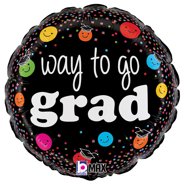 Anagram Satin Luxe Solid Star Graduation 19" Jr Shape Foil Balloon ...