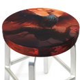 Daiia Sunset Blossoms Phoenix Perch Stool Covers Round,Round Bar Stool ...
