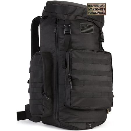 Large Tactical Hiking Daypack 70-85L Military MOLLE Assault Backpack ...