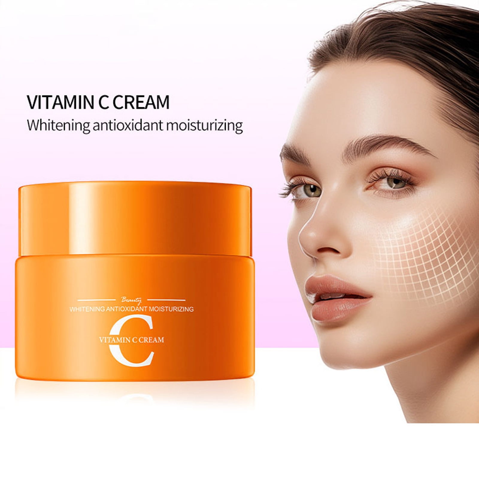 Xihbxyly Liquidación de verano Crema blanqueadora antioxidante con vitamina C 60 g Crema ...