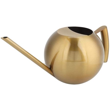 Watering Sprinkle Pot, 1000ml Stainless Steel Watering Can Long Mouth ...