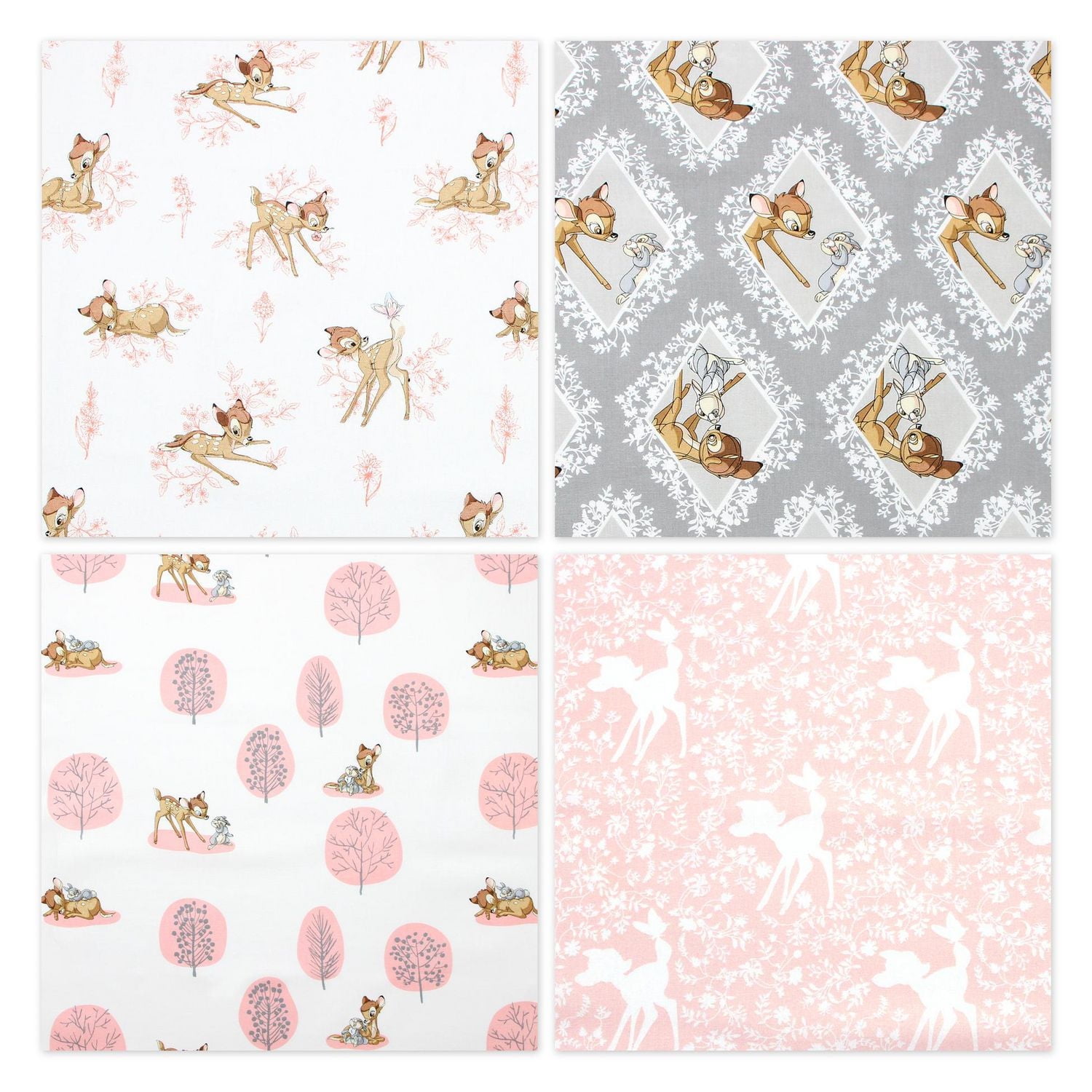 Click here for Fabric Creations Disney Bambi 4 Piece Cotton Fat Q... prices