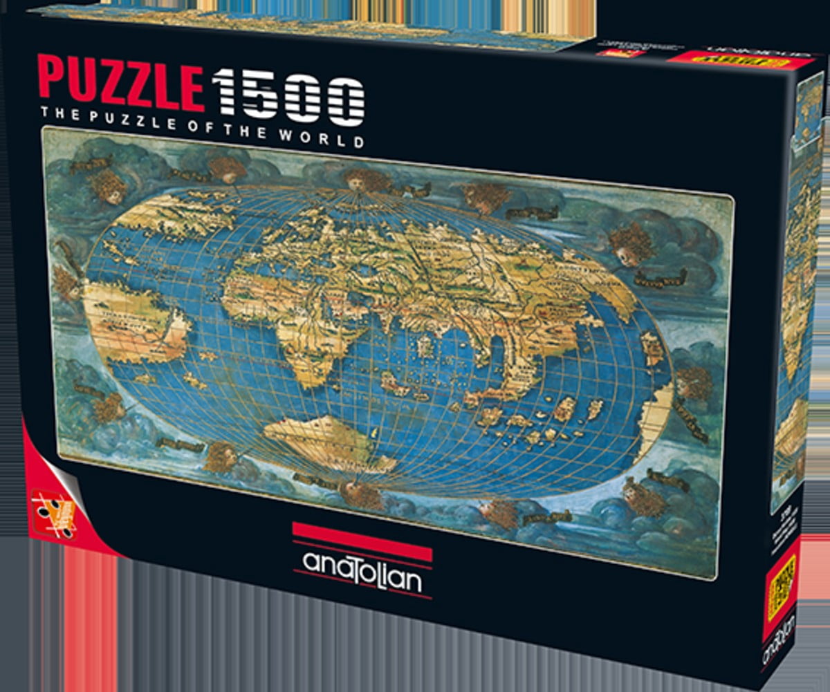 Anatolian Puzzle 1500 Piece - World Map 1508 - Walmart.com