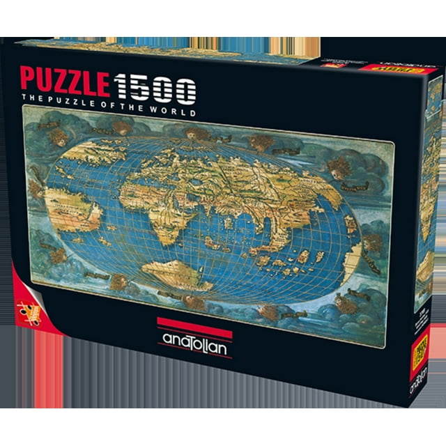 Anatolian Puzzle 1500 Piece - World Map 1508 - Walmart.com