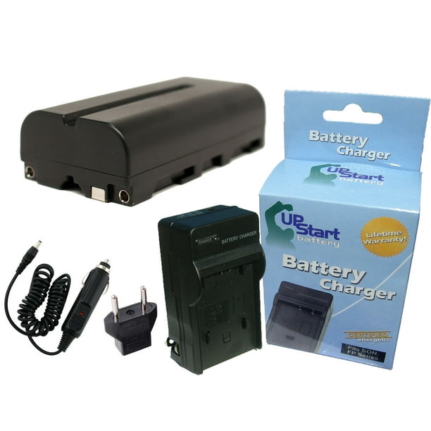Replacement NP-F550 Battery and Charger with Car Plug and EU Adapter ...