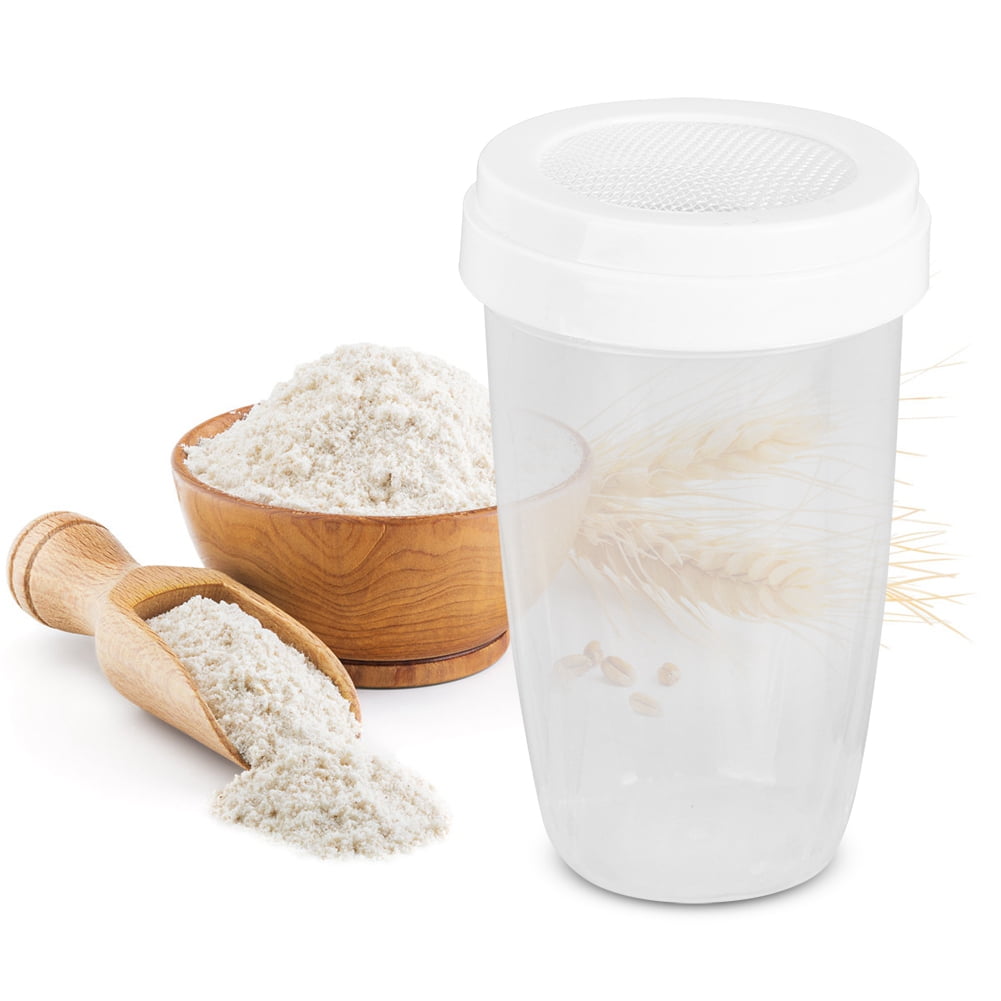 LYUMO Flour Sifter,Flour Shaker,Food Grade Plastic Flour Sifter Sieve ...