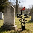 KQJQS Grave Flower Decoration Ground Stake, Iron Garden Courtyard ...