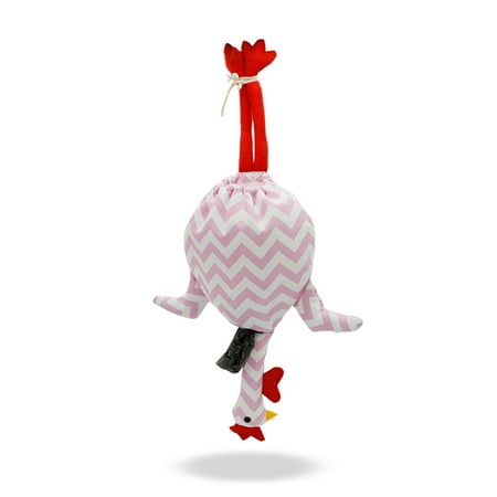juguse Chicken Shaped Garbage Grocery Bag Unfading Canvas Carrier ...