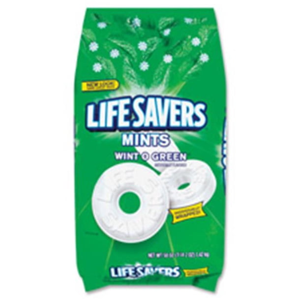 Life Savers, MRS21524, Wint O Green Mints Bag, 50 oz - Walmart.com