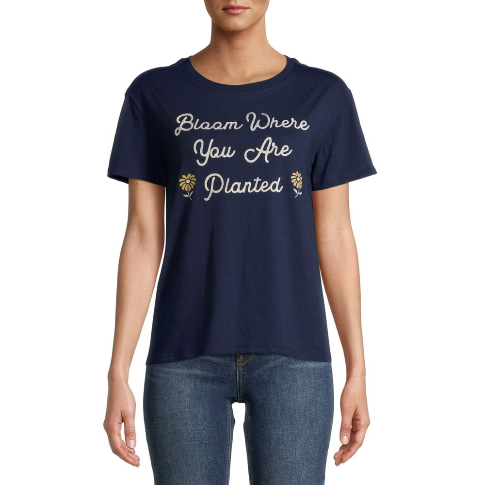 Fifth Sun - Fifth Sun Women's Bloom Short Sleeve Graphic T-Shirt ...