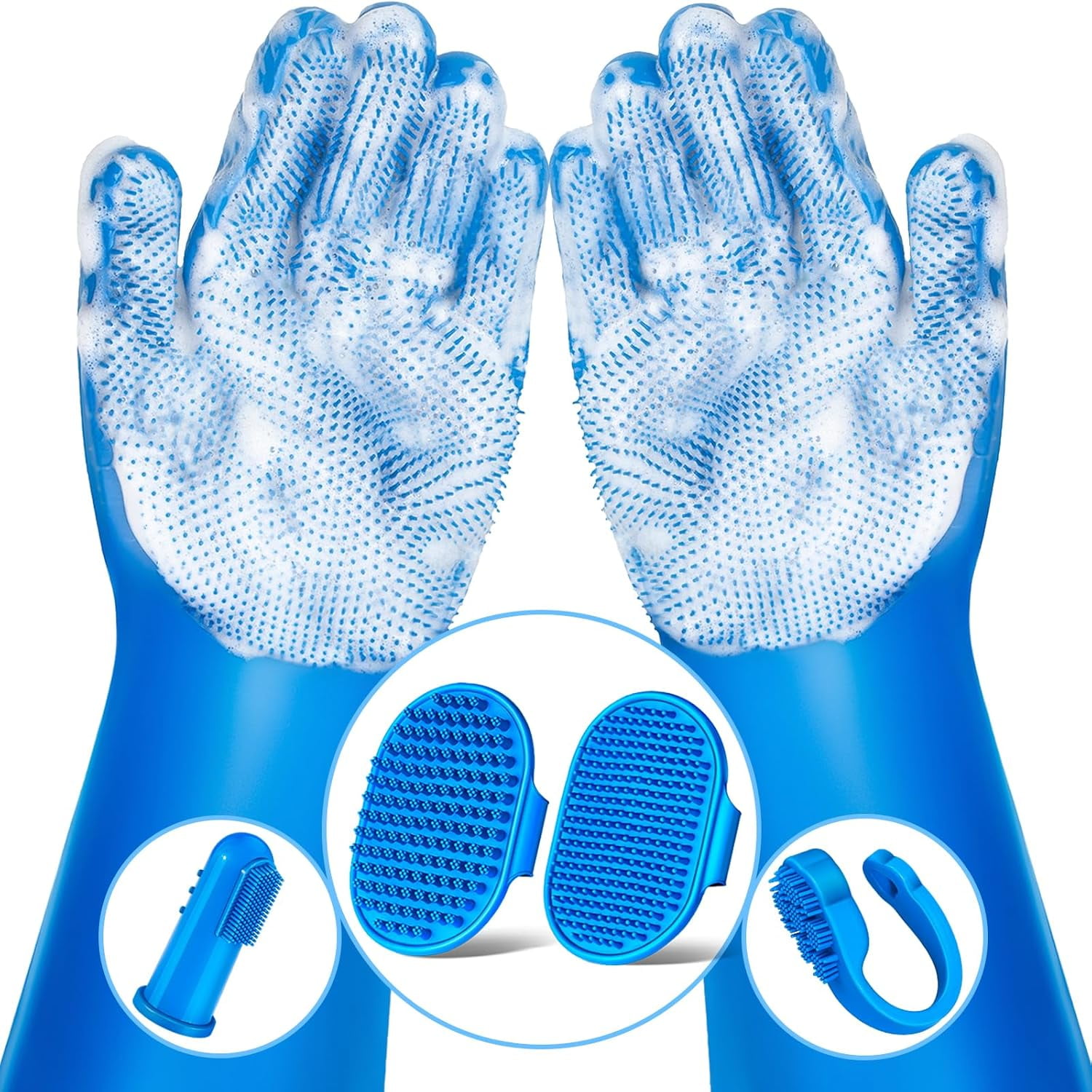 Click here for Sulace Pawscare Dog Washing Gloves With Massage Br... prices