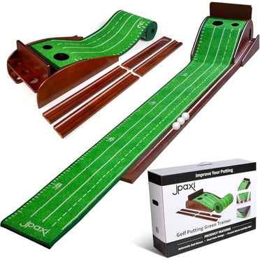 Costway Portable Indoor Golf Putting Mat with Automatic Ball Return ...