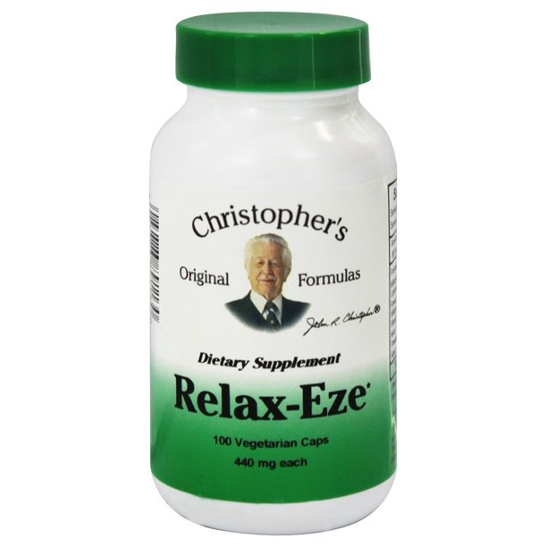 Dr. Christopher's Original Formulas - Relax-Eze - 100 Vegetarian Capsules - Walmart.com