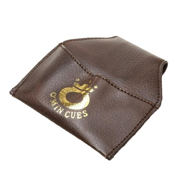 Baohd Billiard Snooker Pool Cue PU Leather Clip Bag Holder Pouch Chalk ...