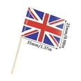 Dpkshia Party Topperstoothpick Flag Tail Stick Wooden Toothpick Paper Flag Food Insertparty