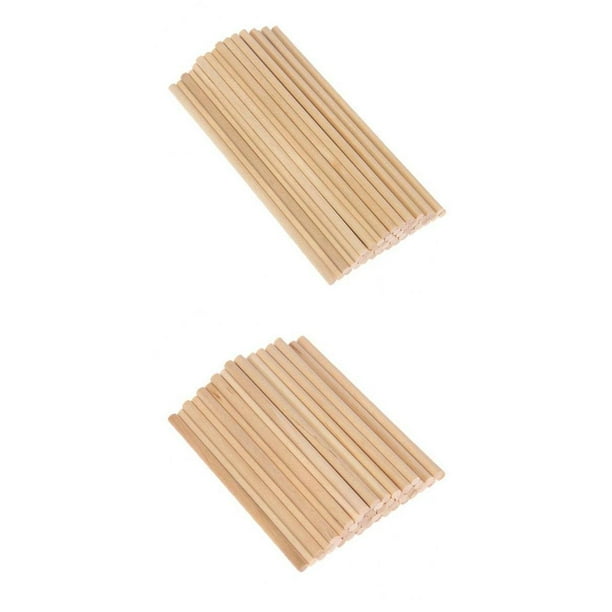 Round Wooden Dowel Rods,Round Wooden Dowel Stick Modelling Wooden Stick ...