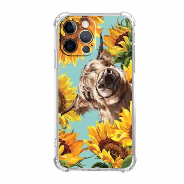 Highland Cow Case for iPhone 11 Pro Max,Aesthetic Art Design Pattern ...