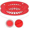 8pc Reusable Plastic Support Paper Plate Holders, 10
