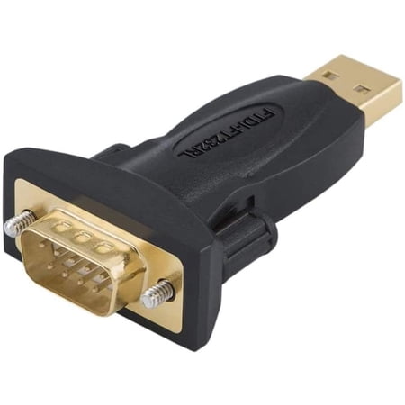 LUO USB to RS232 Male Adapter with PL2303 Chipset, CableCreation USB to ...