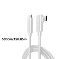 5Gbps USB C Streaming Cable 500cm Plastics Texture High-Speed Data ...