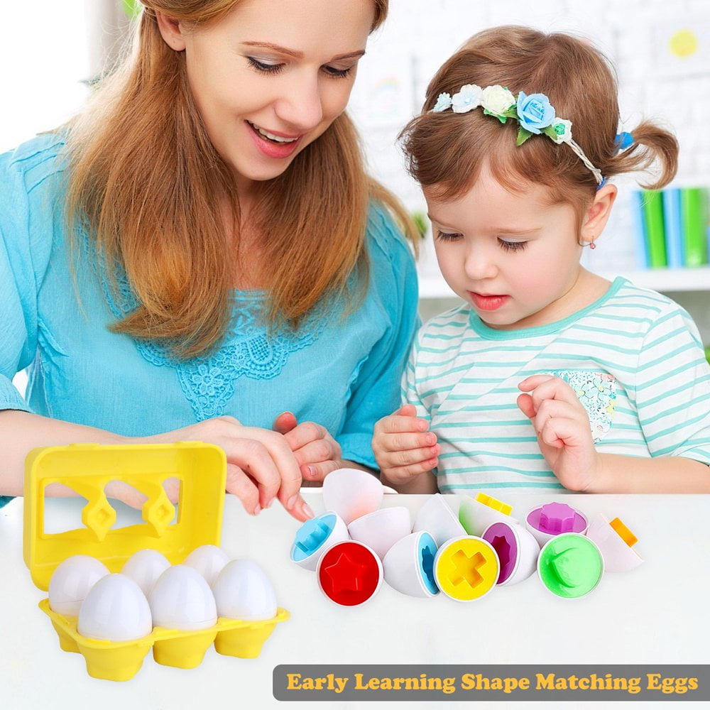 Click here for Generic Shape And Color Matching Eggs Toy Set Colo... prices