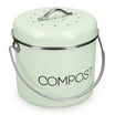 Navaris Compost Bin for Kitchen Counter - 1.3 Gallon (5L) Metal ...