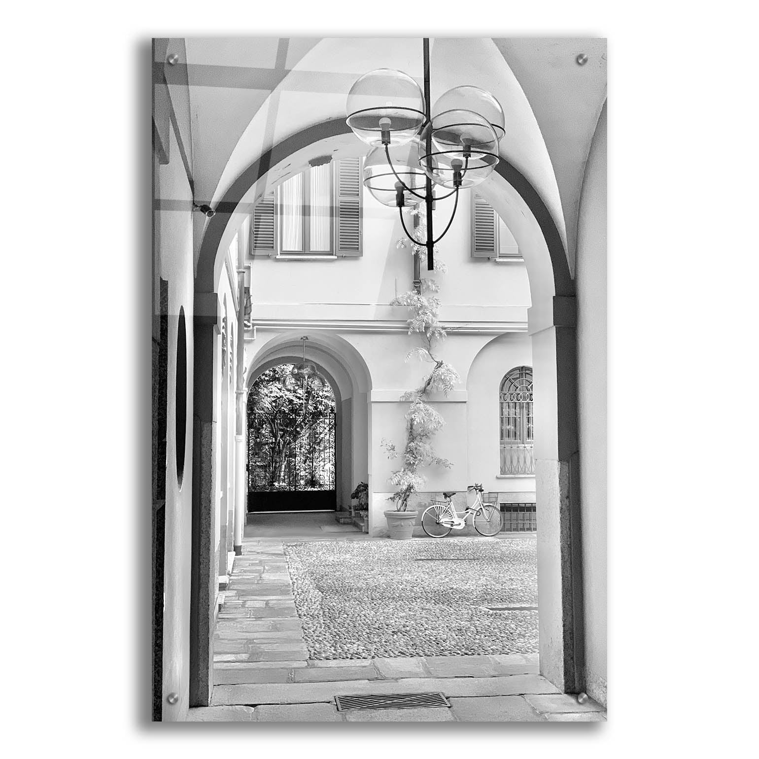 Epic Art 'Bikeyard' by IMB, Acrylic Glass Wall Art, 24"x36" - Walmart.com