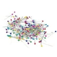 YAHHU 600 Pieces Colorful Sewing Pins 1.50 Inches Straight Pins with ...