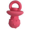 MultiPet Latex Pacifier Dog Squeaker toy Size:Pack of 3 - Walmart.com