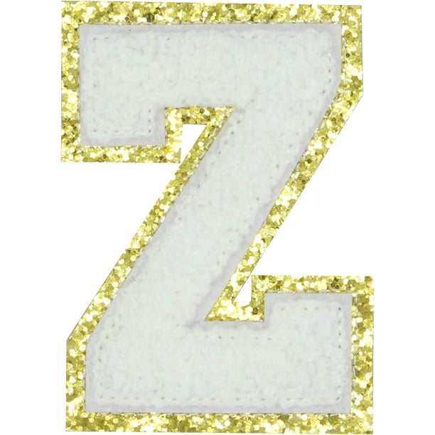 English Letter Z Iron On Repair Patches Alphabet Sewing Appliques ...