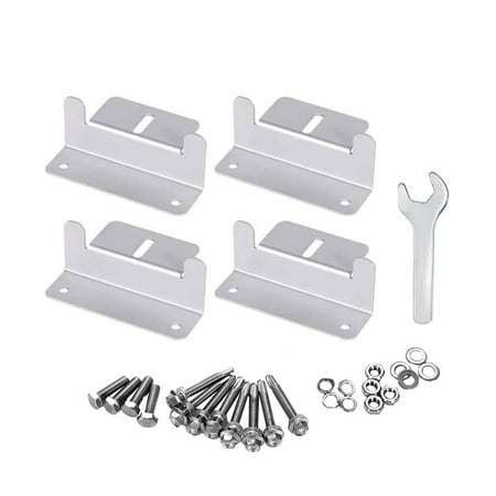 keepw RV Solar Panel Mounting Z Brackets With Wench Z Style Solar Panel ...
