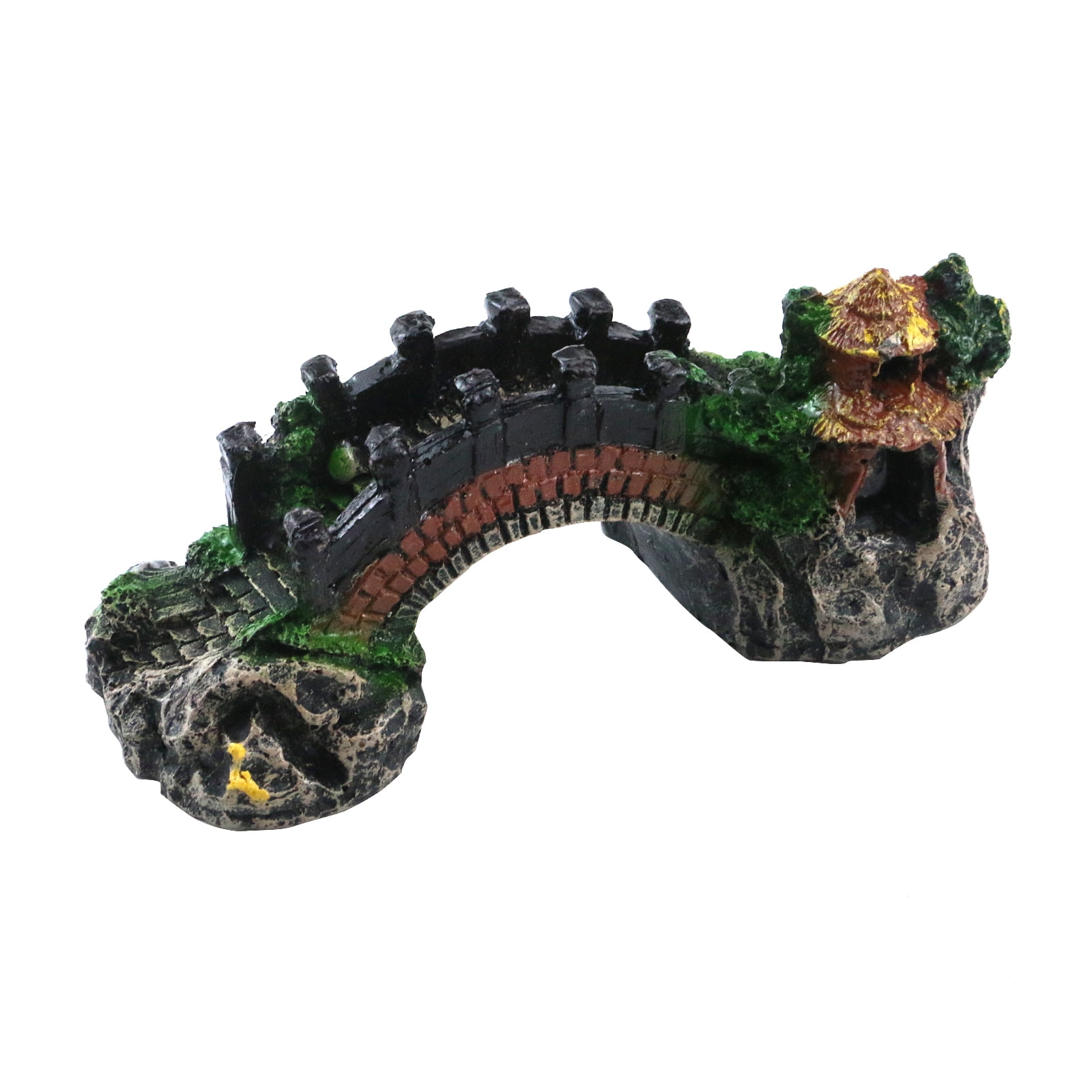 LC LICTOP Aquarium Decoration Bridge Resin Craft Artificial Fish Tank ...