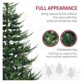 7.5ft Artificial Christmas Tree Nordic Pine Hinged Xmas Tree, 1218 ...