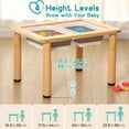 Double-sided Play Table Blackboard Frogprin Kids Sensory Table – 2-in-1 ...