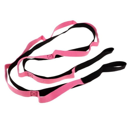 8 Loops Stretch Strap Flexibility Body Shape Pilates Fitness Yoga Dance ...