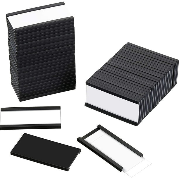 Magnetic Data Card Holders Magnetic Labels with Magnets and Cards for ...