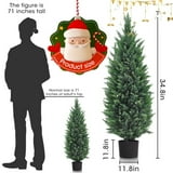 Free Shipping! DLD Topiary Trees Artificial Outdoor, 35'' Artificially ...