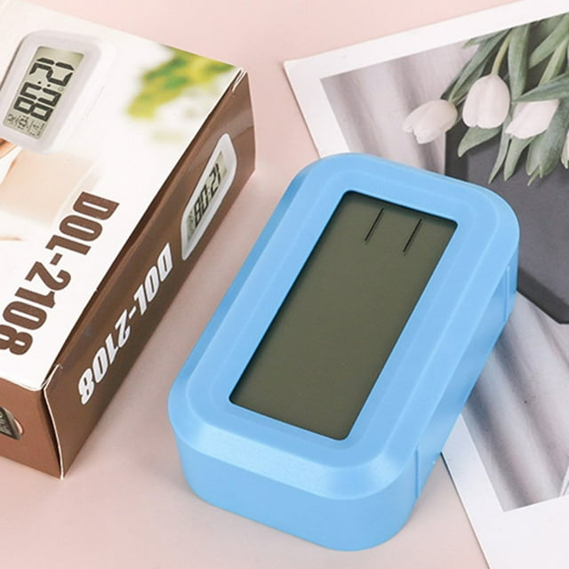 YOPTOP Mini Desktop Digital Alarm Clock Mute Electronic LED Clock for ...