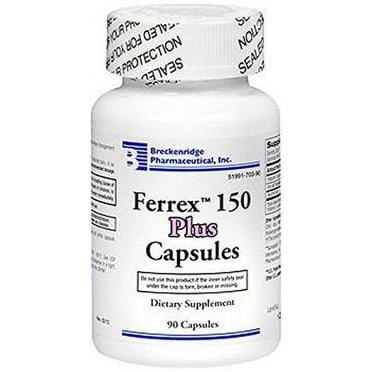 Ferrex 150 Iron Complex Capsules, 100 Count - Walmart.com