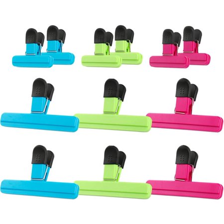 Sachet Clip, 12 Pieces Plastic Closure Clip, Food Bags for Kitchen ...