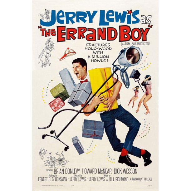 Errand Boy Poster Jerry Lewis Poster 12x16 Print on Metal Sign 12in x ...