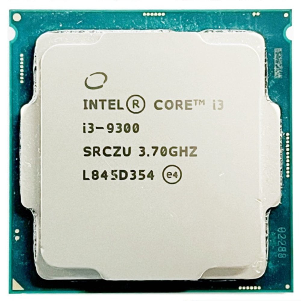 CPU Intel Core i3 9300 de 3,7 GHz, 4 núcleos, 4 hilos, 14 nm y 62 W ...