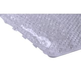 Mainstays Oval Bubble Bath Vinyl Tub Mat, Clear, 16" x 27" - Walmart.com