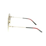 Gucci GG0395S 002 Gold Round Sunglasses - Walmart.com