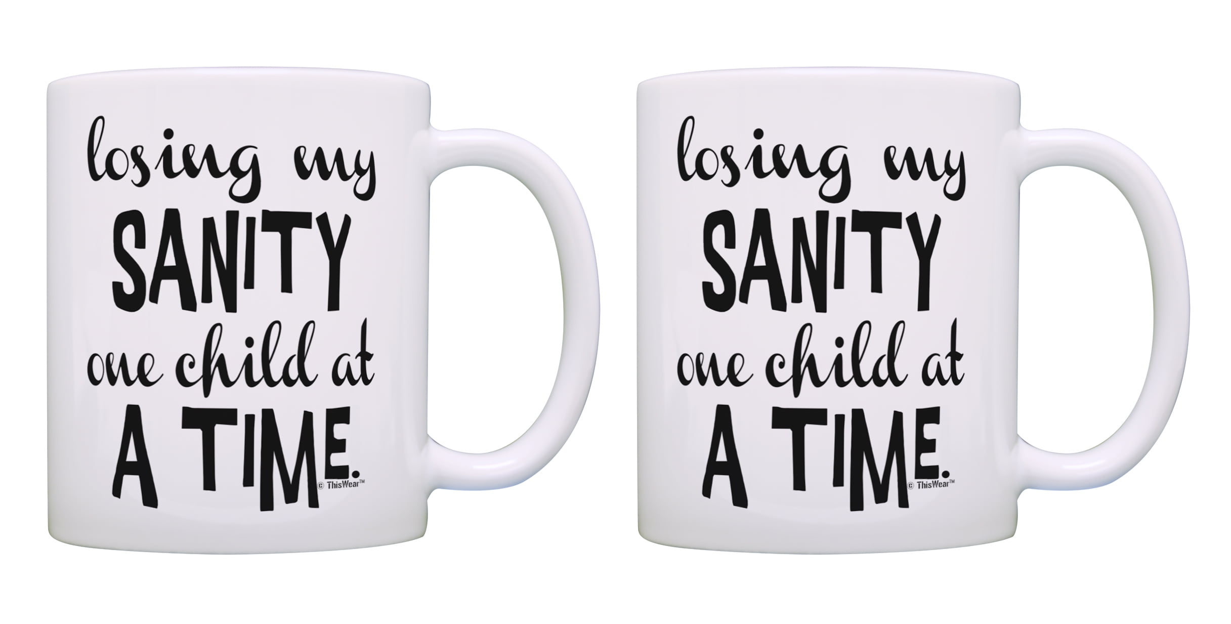 ThisWear Mothers Day Gift Set Losing My Sanity One Child at a Time ...